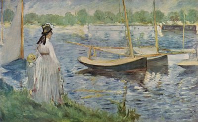 Seine-Ufer bei Argenteuil von Édouard Manet: Kunstdruck
